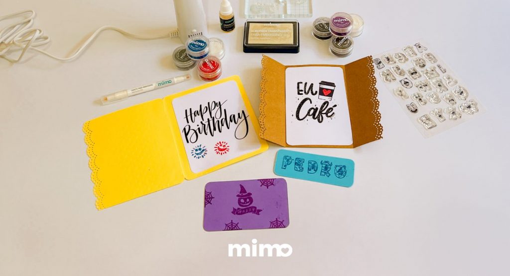 Como Fazer Emboss com Carimbos? - Blog Mimo Crafts